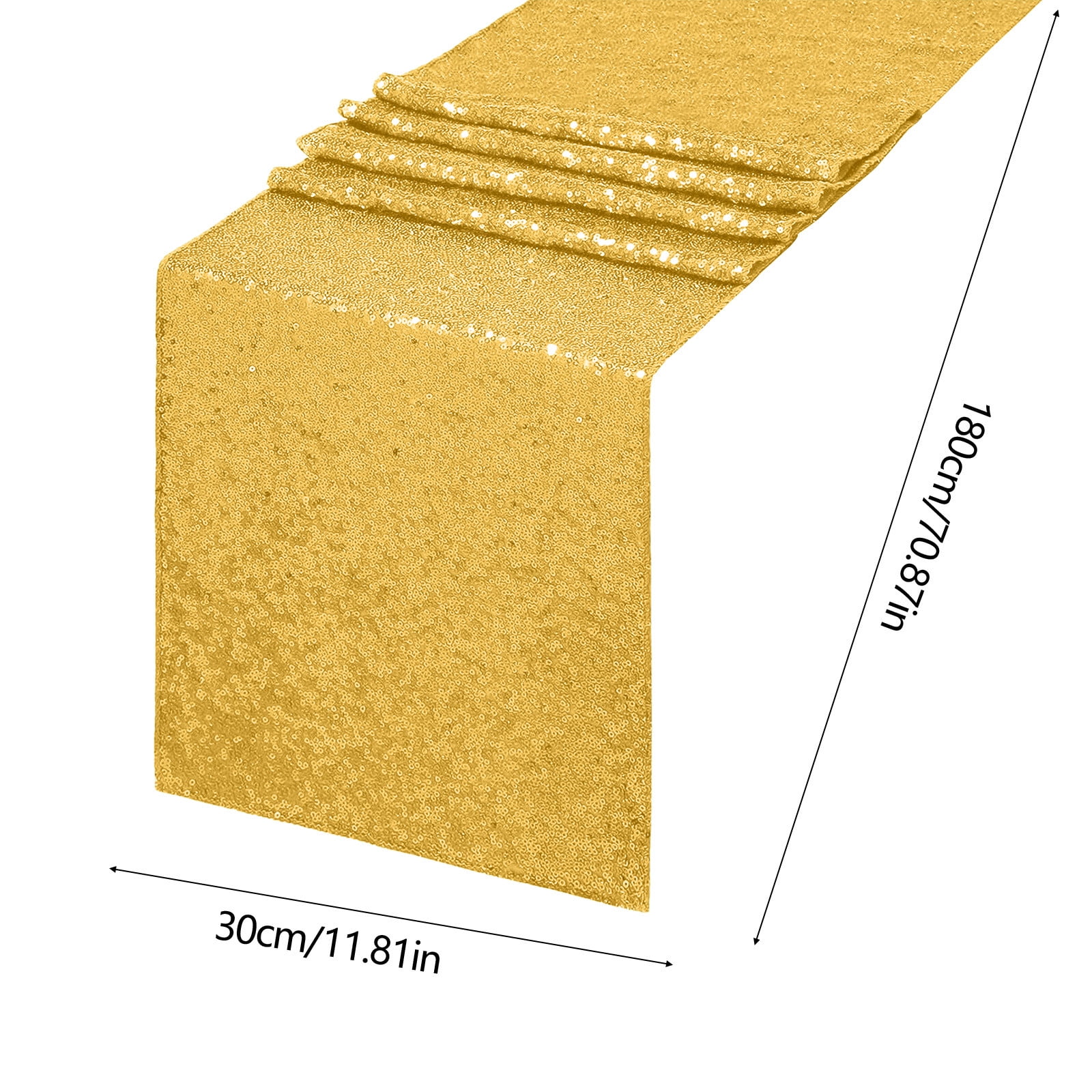 Specollect Clearance 4Pcs Rectangle-Sequin Table Runner-for Wedding ...