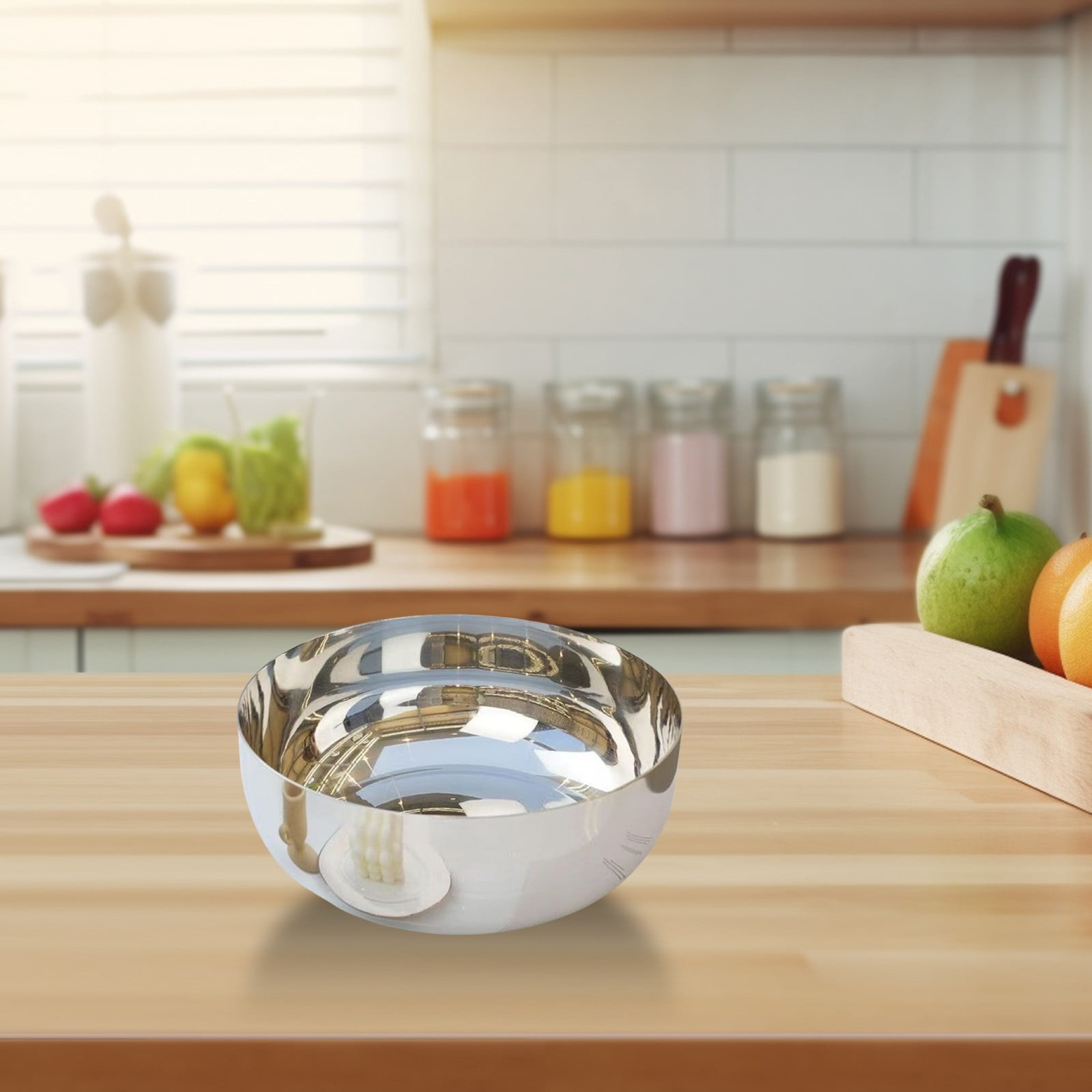 Specollect Clearance 4Pcs Stainless Steel Mixing Bowls Metal Mixing ...