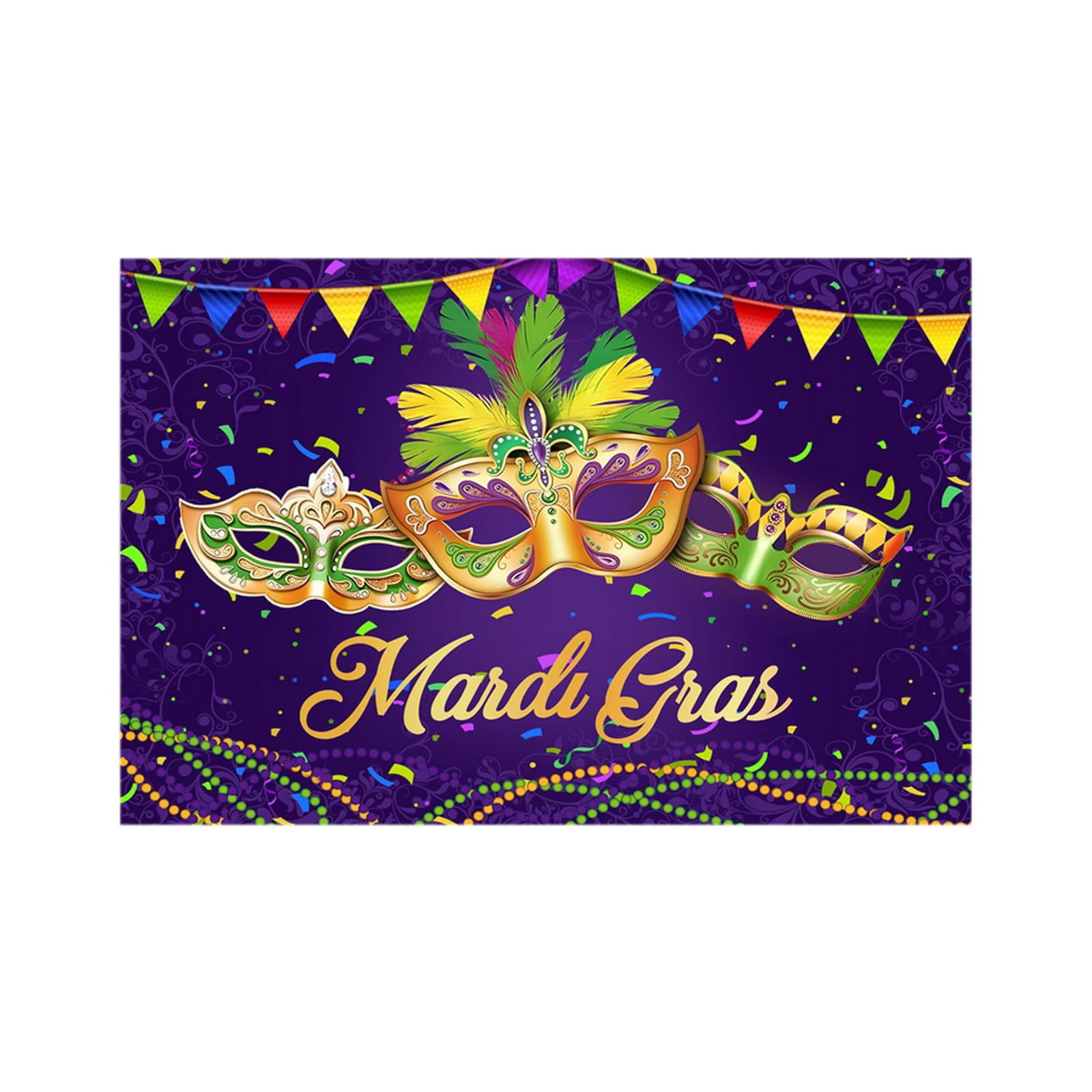 Specollect Clearance 4Pcs Venetian Mardi Gras Decoration Backdrop ...