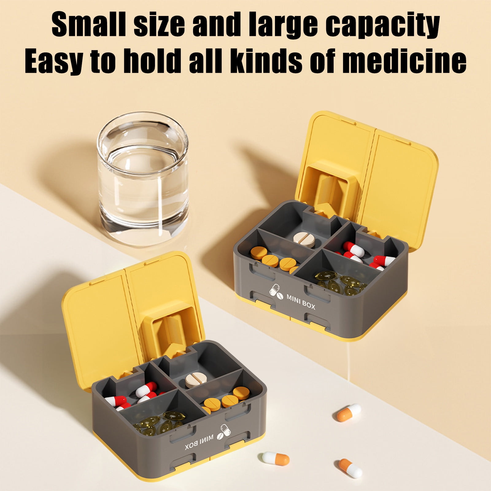 Specollect Clearance 5 Pcs Plastic Rectangular Adjustable Drawer ...