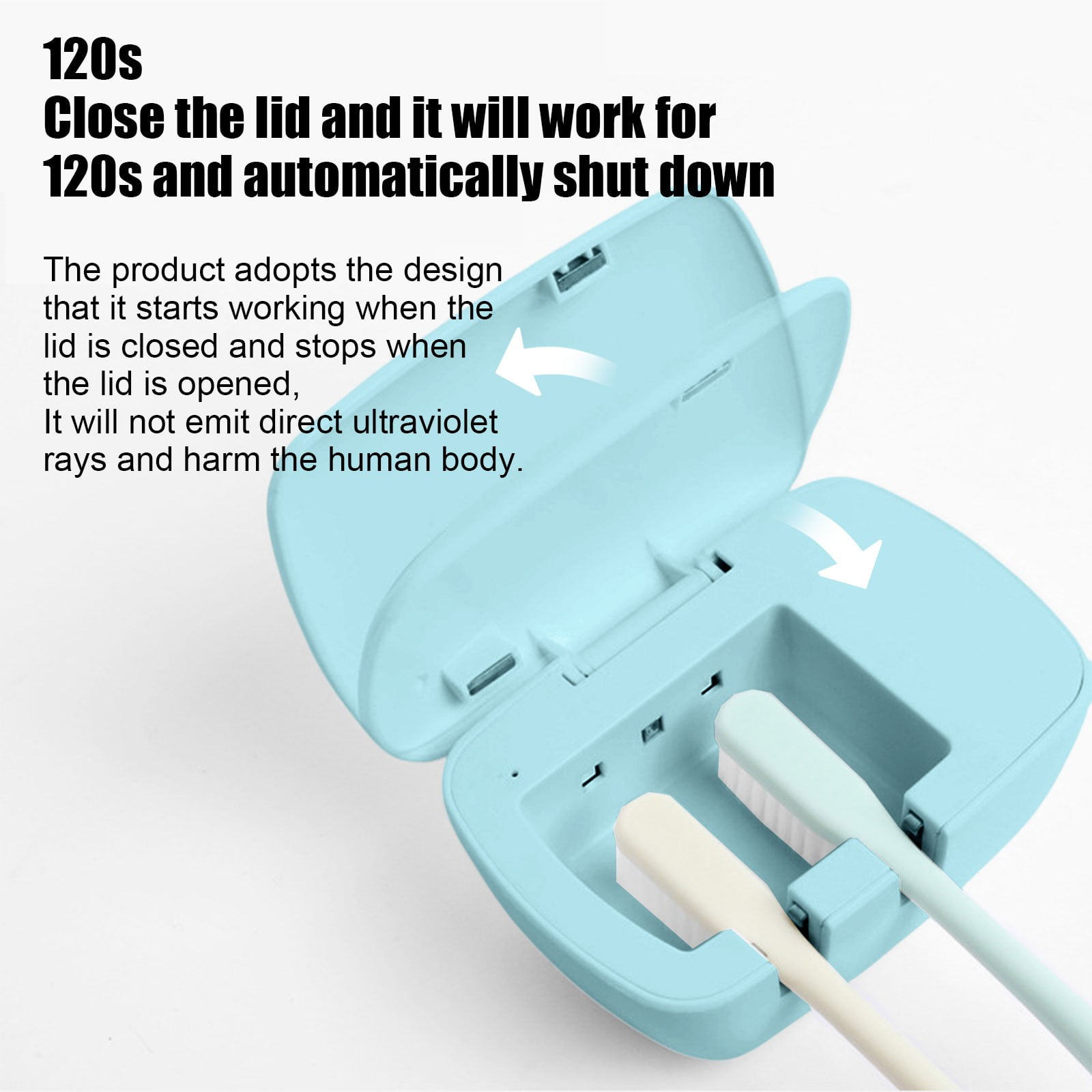 Specollect Clearance 5 Pcs Portable UVC Toothbrush Storage for ...