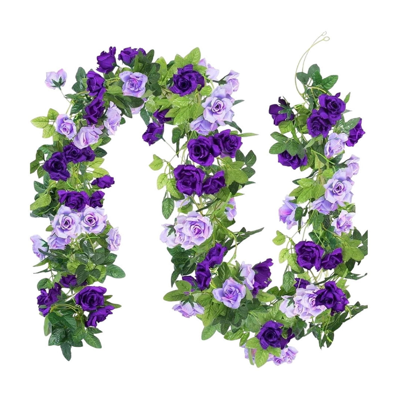 Specollect Clearance 5Pcs Artificial Flower Garland Silk Rose Flower ...