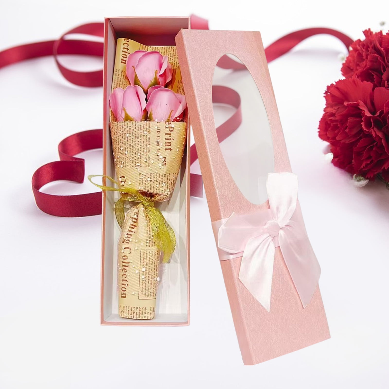 Specollect Clearance 5Pcs Bath Soap Rose Flower - Rose Petals, Floral ...