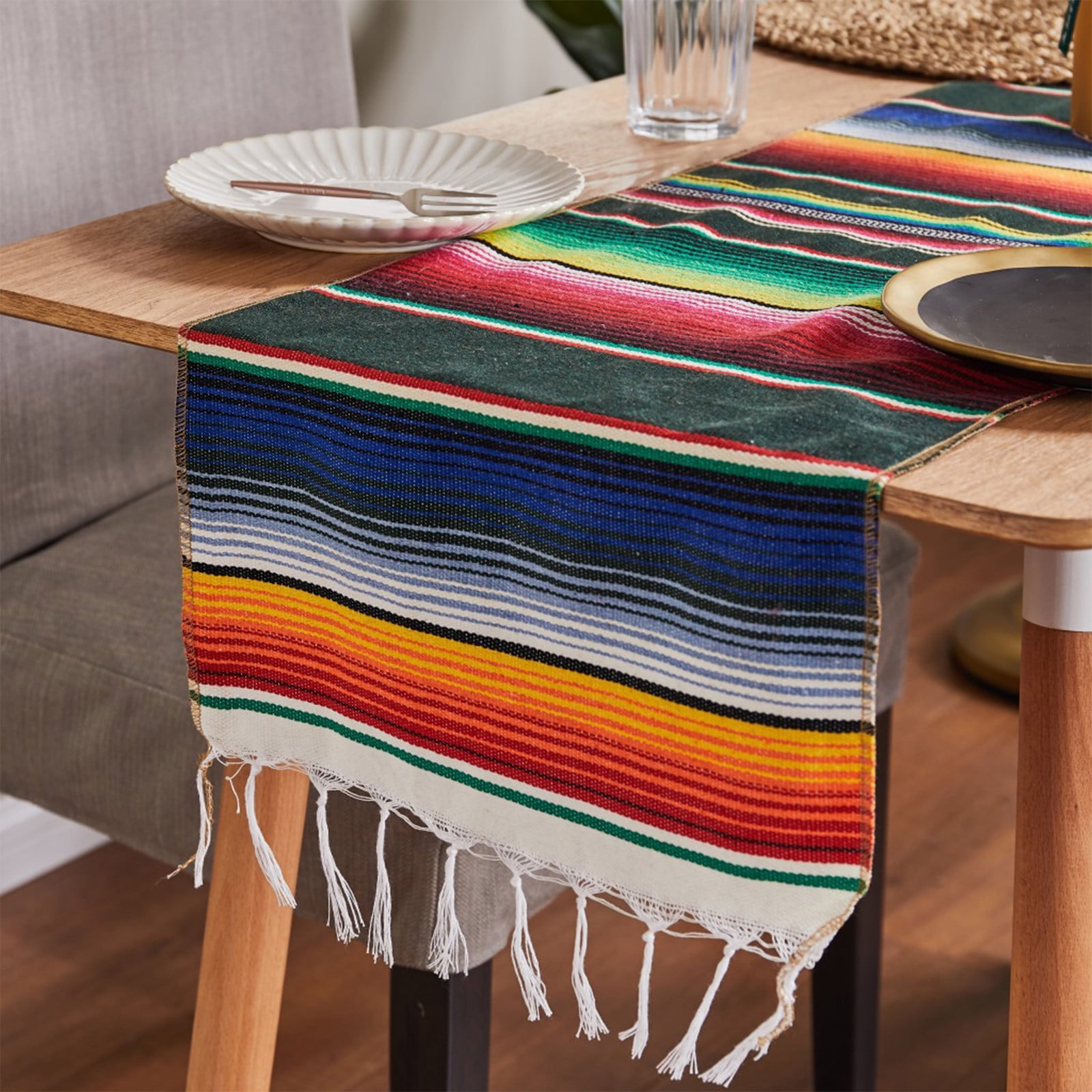 Specollect Clearance 5Pcs Multifunctional Mexican Table Runner Fiesta ...