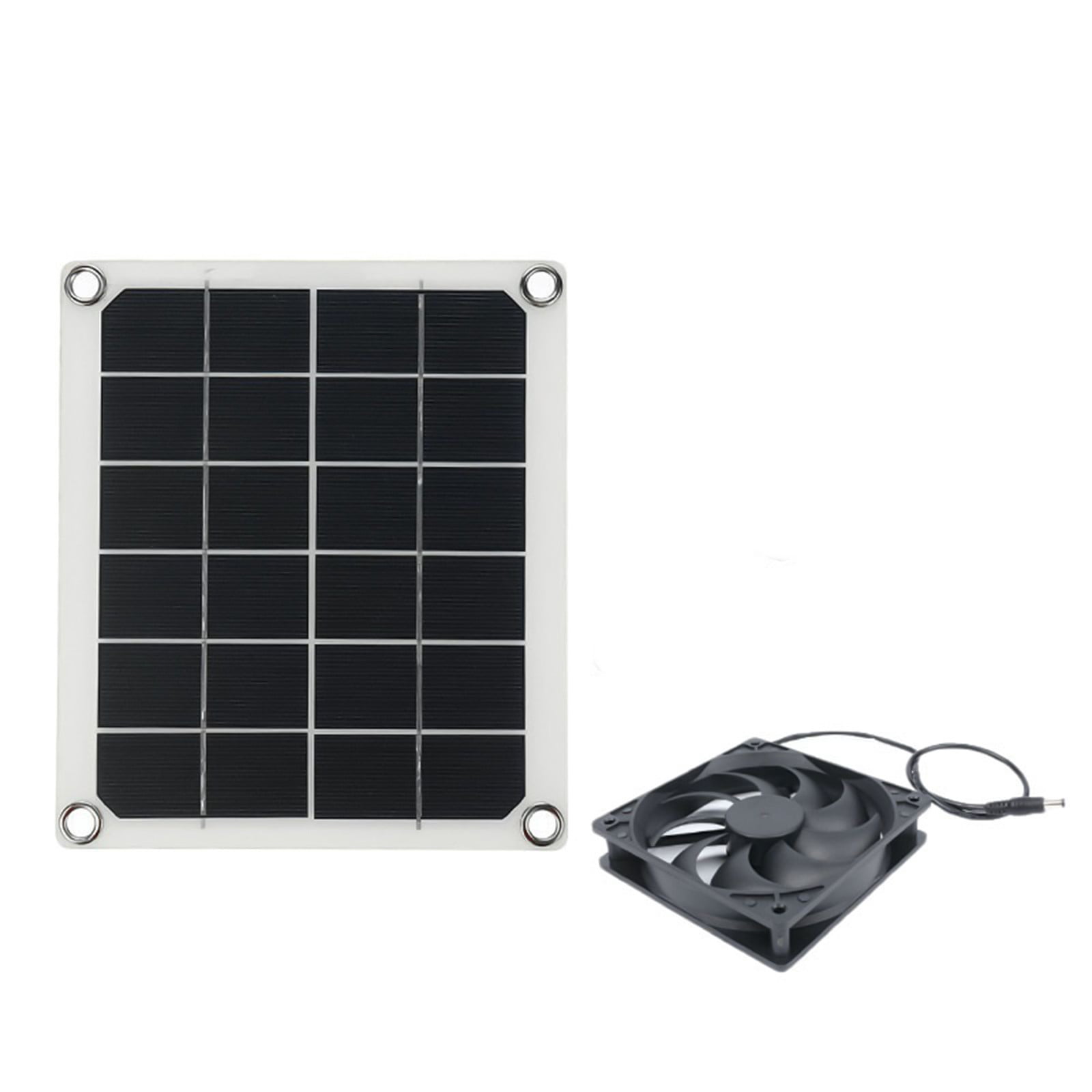 Specollect Clearance 5Pcs Solar Powered Fan Kit, 10W Panel Powered Fan ...
