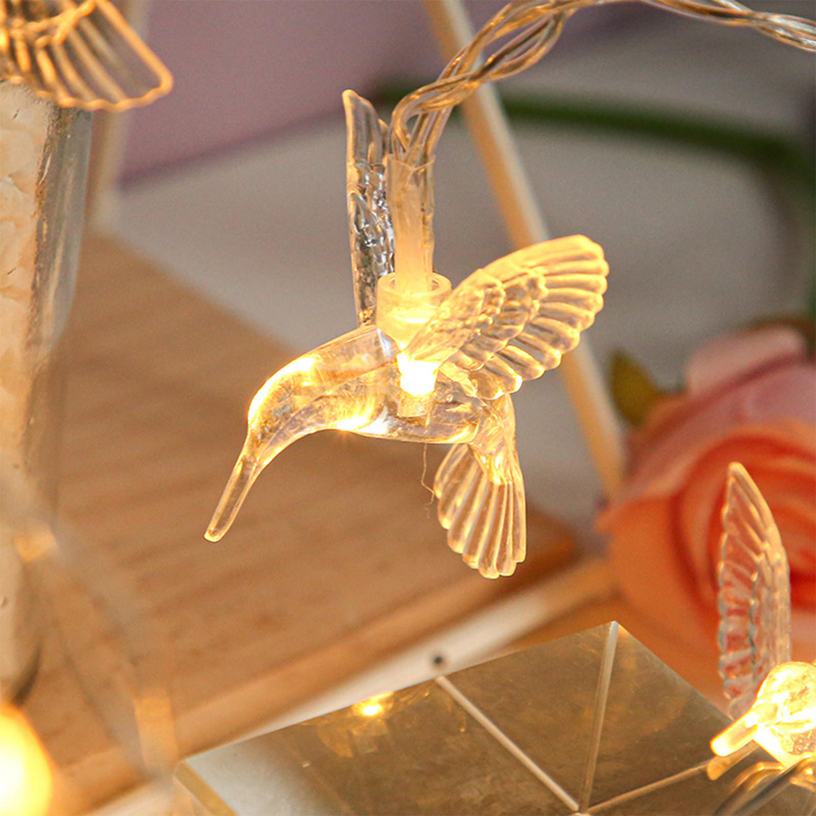 Specollect Outdoor Parrot String Lights, 5Ft Tropical Themed LED Patio ...