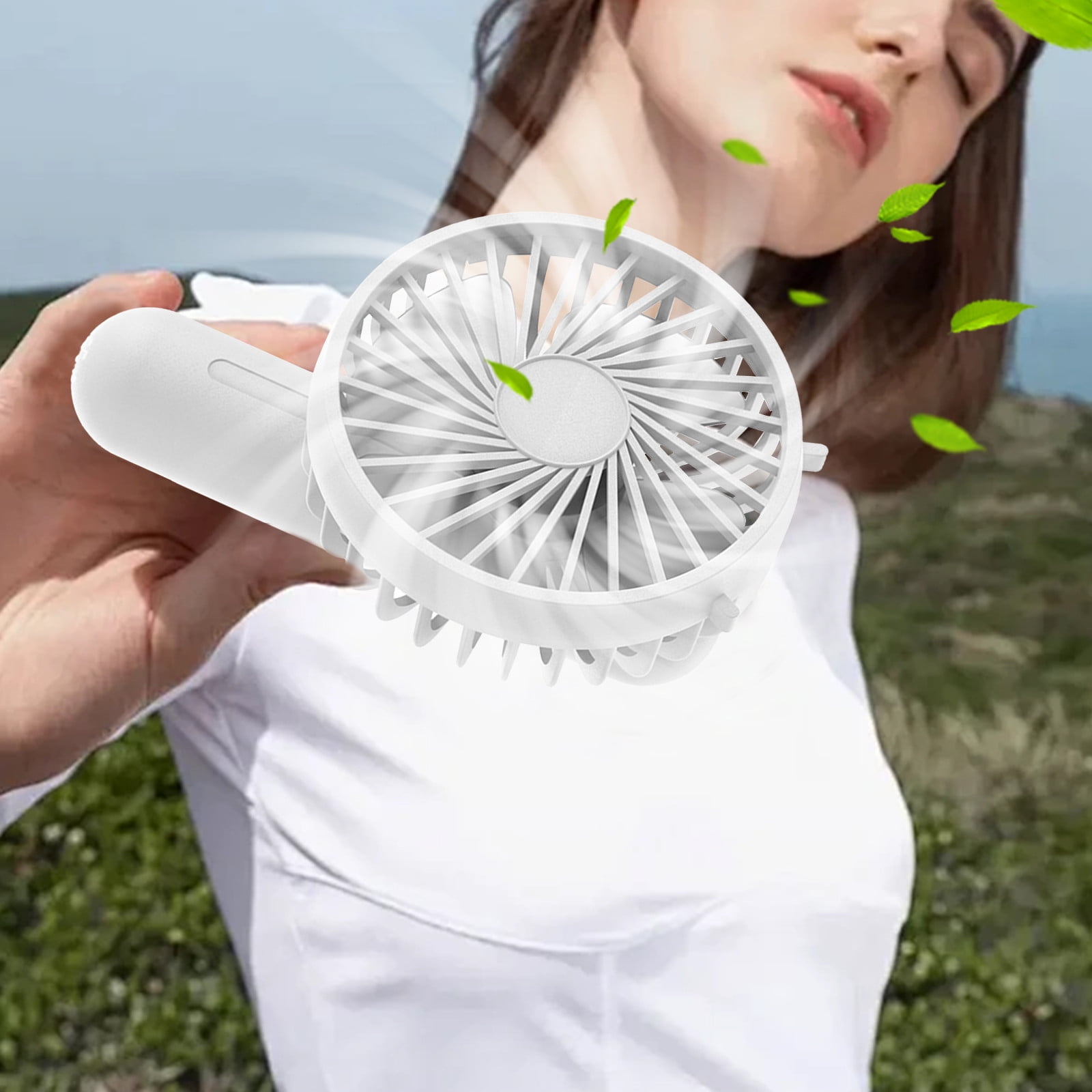 Specollect Rotatable Transformable Mini Handheld Fan, USB Rechargeable ...