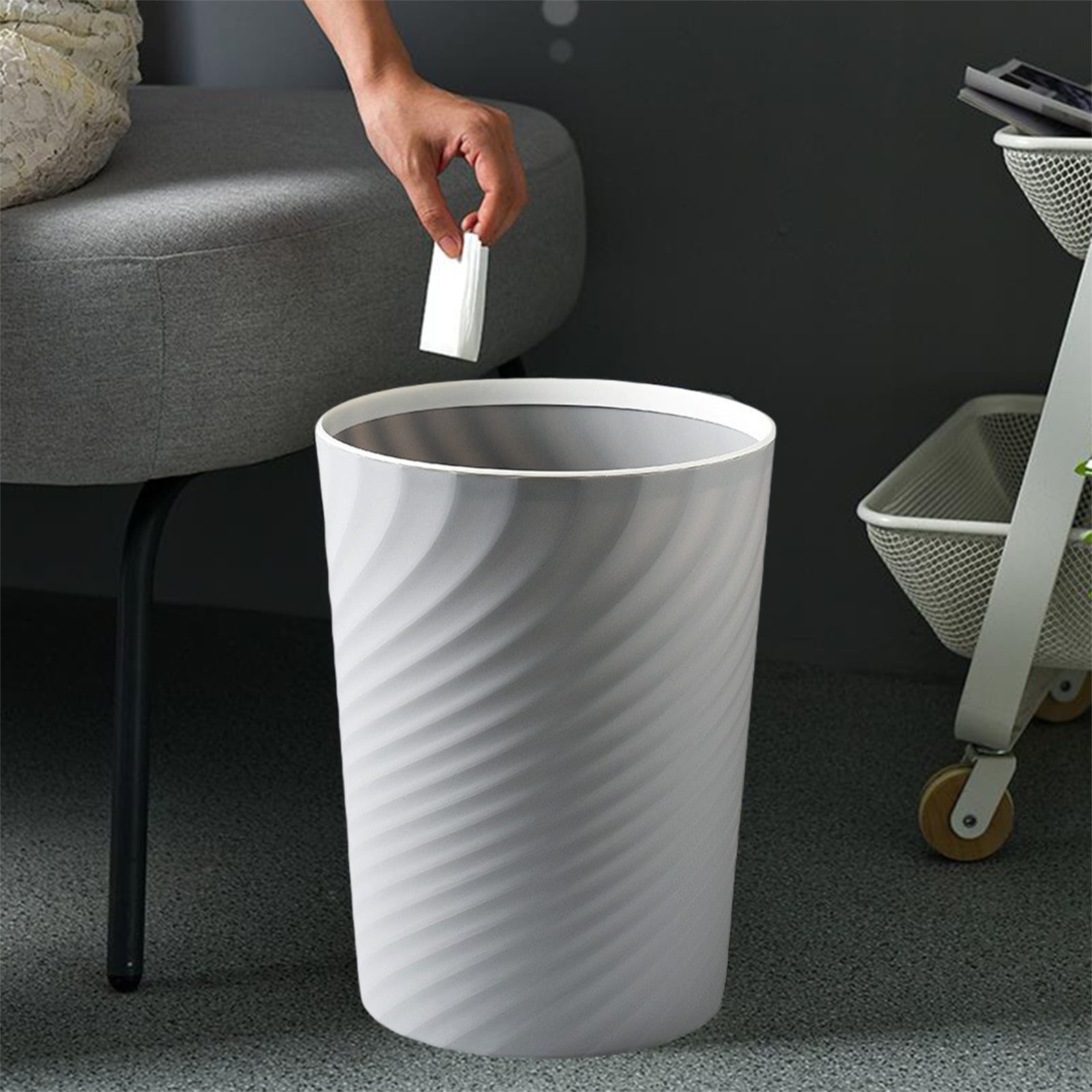 Specollect Scandinavian Threaded Trash can, Garbage can Lidless ,Nordic ...