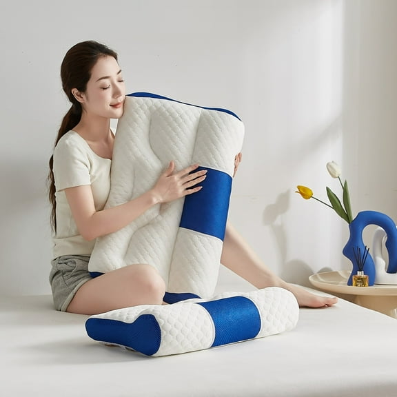 Pain Relief Cervical Pillow for Neck Support,Adjustable Ergonomic ...