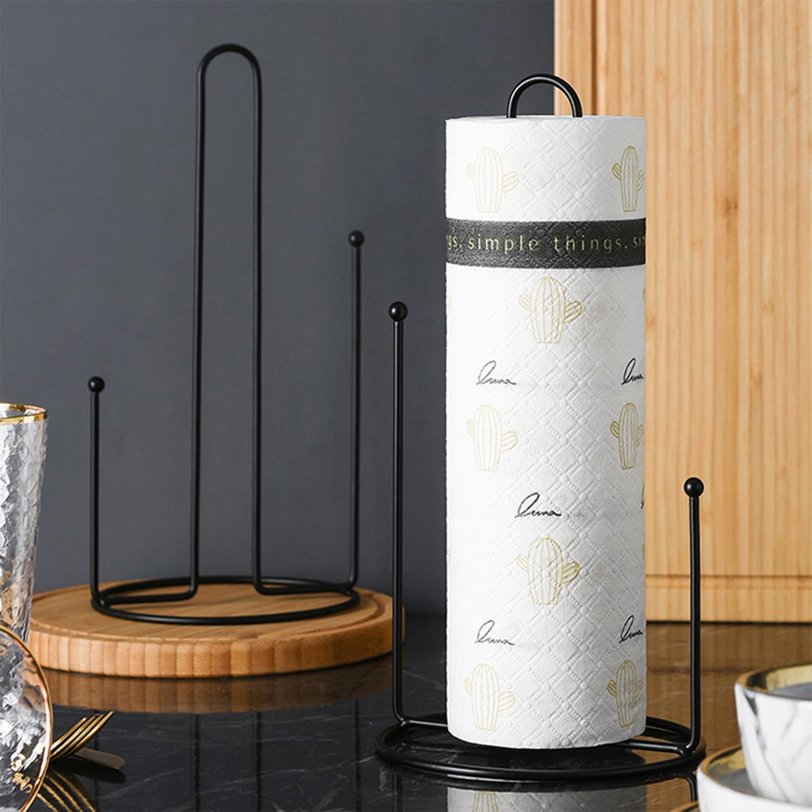 Specollect Vertical Paper Towel Holder Under Cabinet Wall Mount for ...