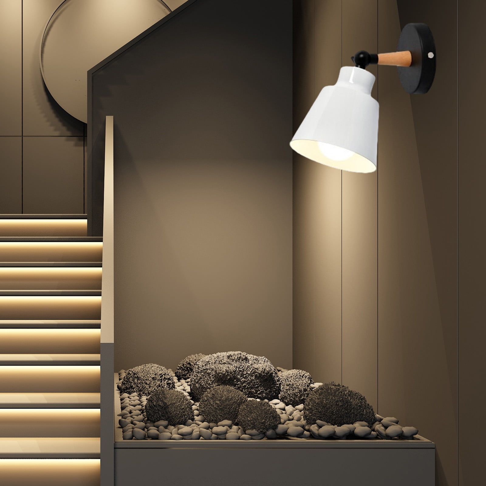 Specollect Wall-mounted 9In Wall Lamp Black LED Wall Mounted Lightswith ...