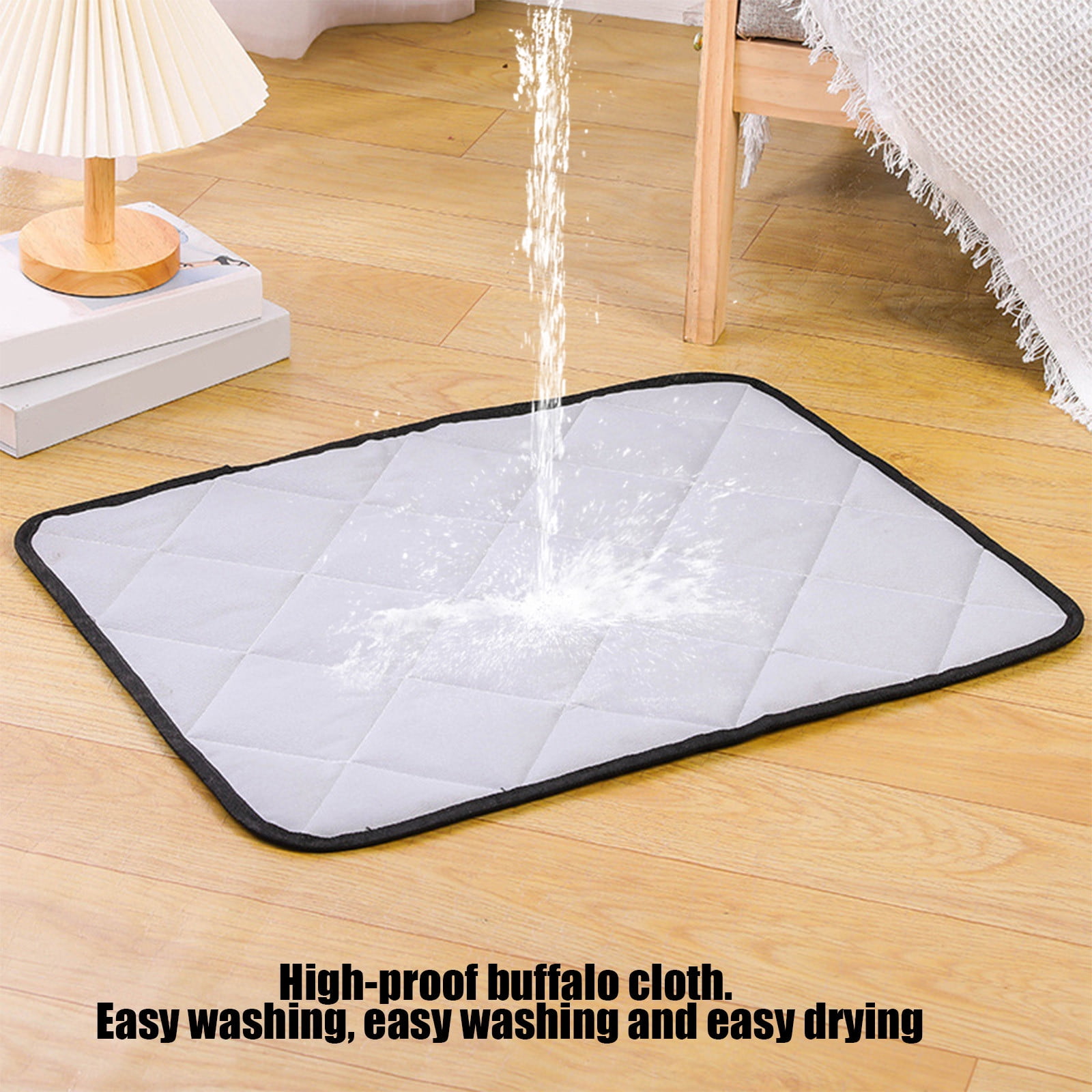 Specollect Washable Dog Pee Pads, Waterproof Non Slip Dog Bowl Mats ...