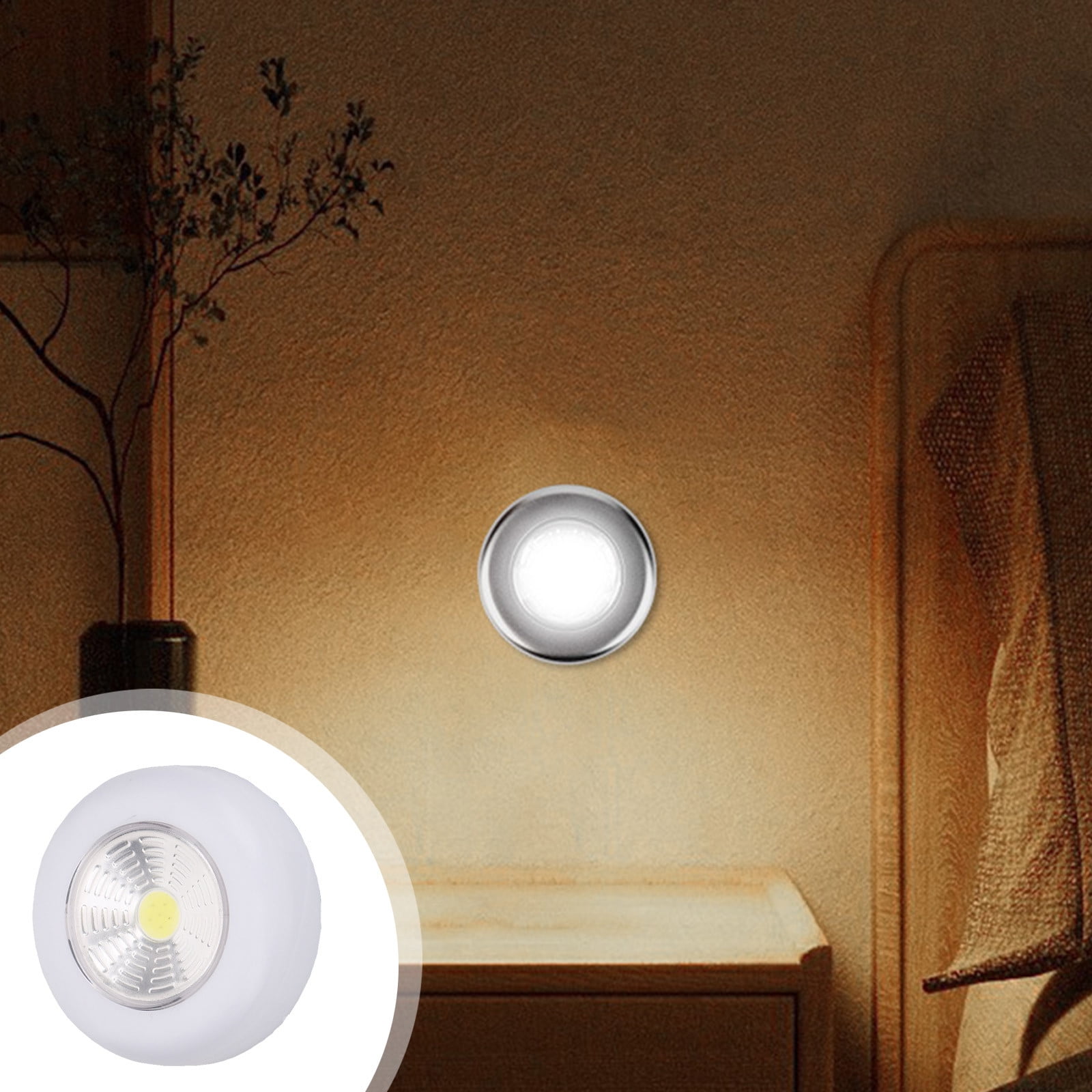 Specollect Wireless LED Disc Lights, Battery Operated. 60 Brightness ...