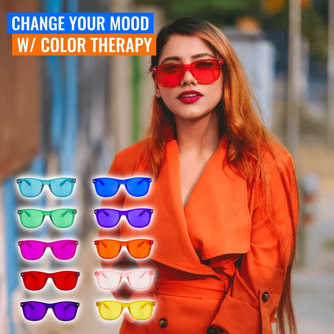 Specs Mood - Color Therapy Mood Glasses Purple - Walmart.com