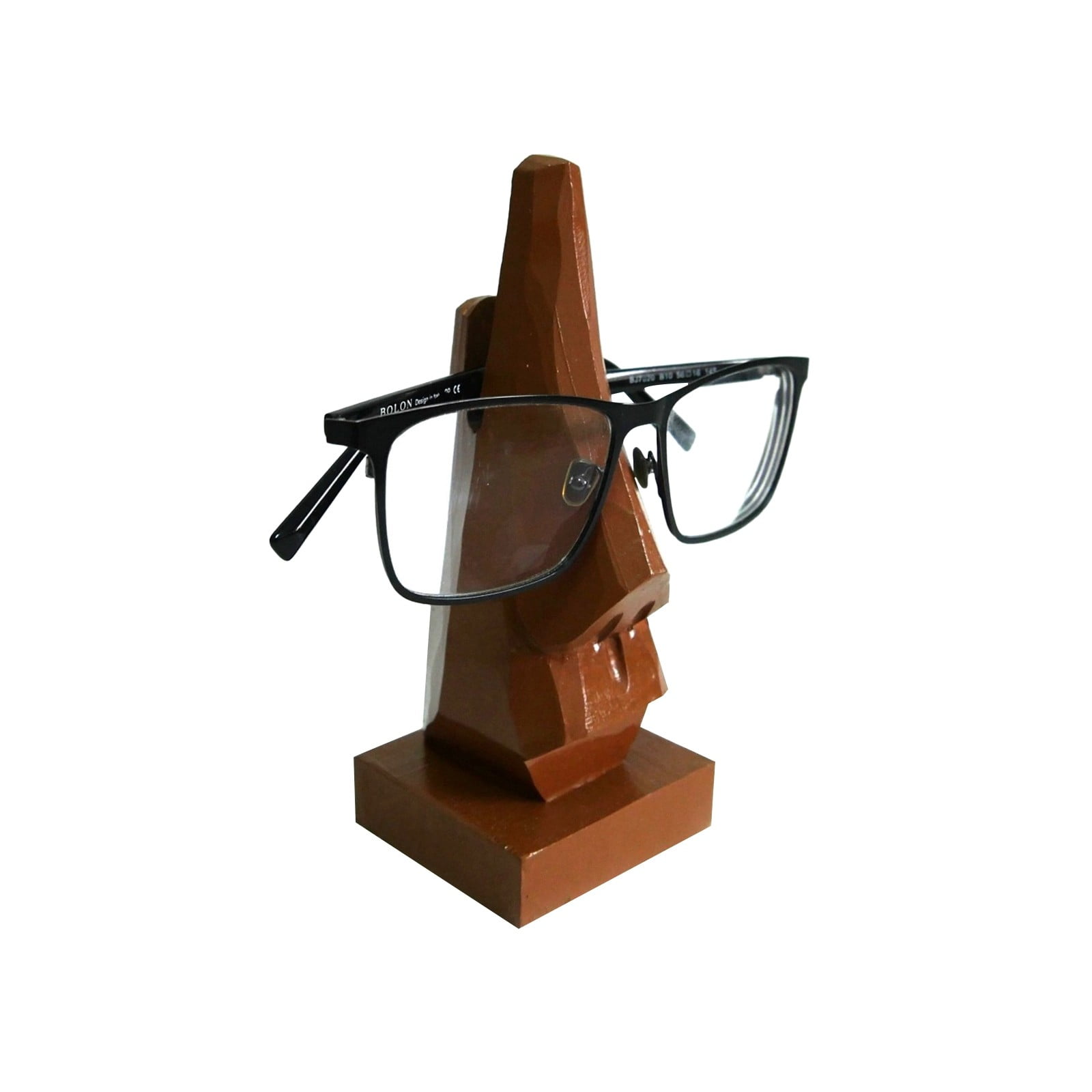 Spectacle Holder Hand Carved Rosewood Nose Shaped Eyeglass Dispaly ...