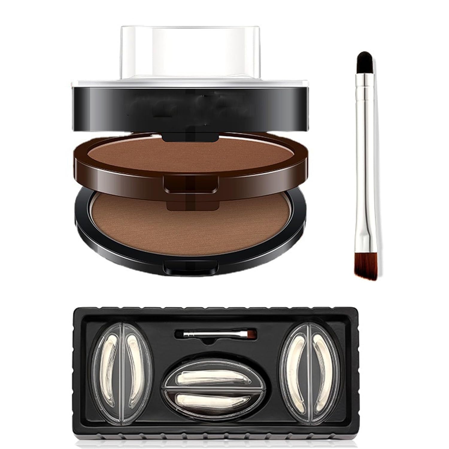 Spectaclescene Deluxe Stamp Set,3 PCS Eyebrow Stamp Spectaclescene Brow ...