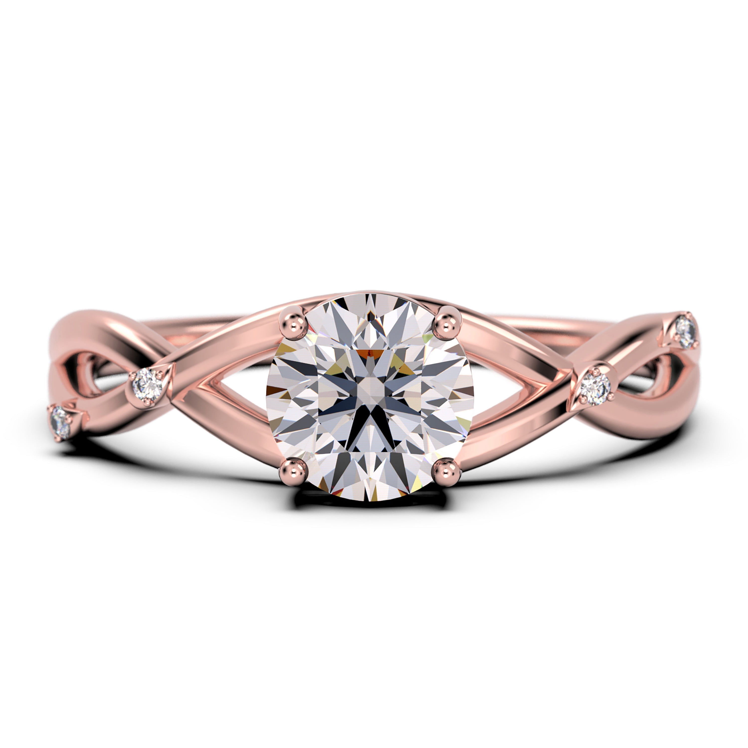 Spectacular And Decorative Rings Boho & hippie 1.10 Carat Round Cut ...