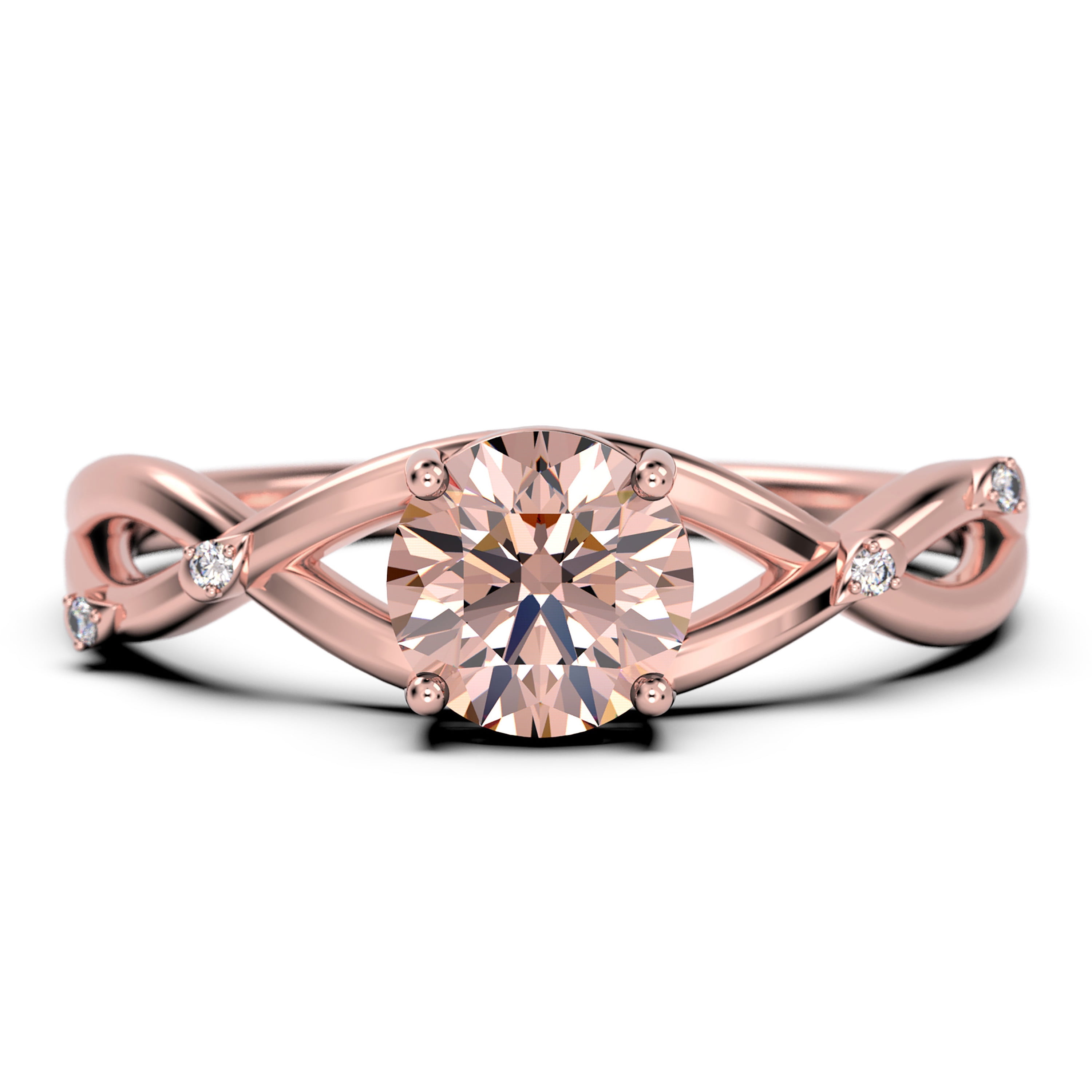 Spectacular And Decorative Rings Boho & hippie 1.10 Carat Round Cut ...