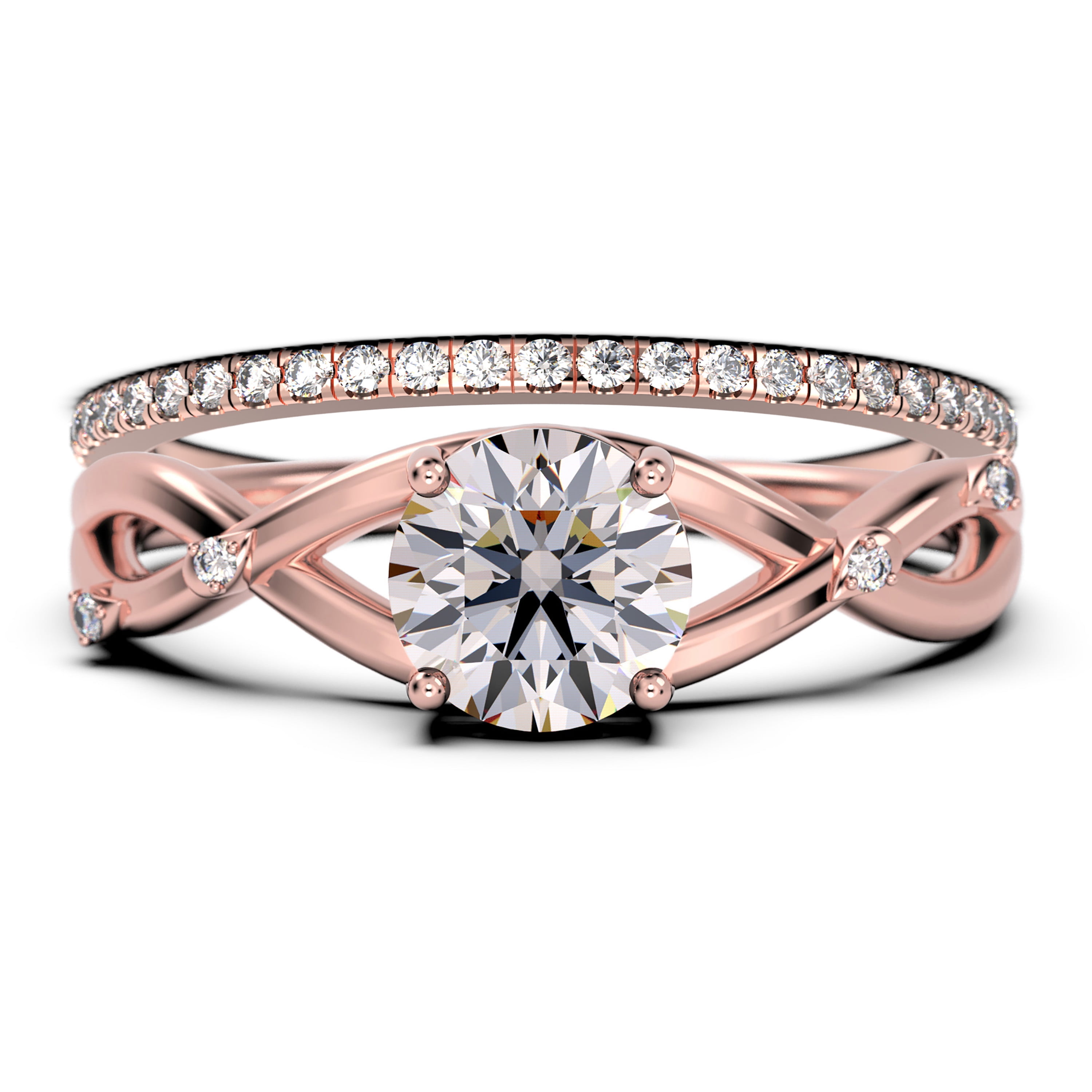 Spectacular And Decorative Rings Boho & hippie 1.60 Carat Round Cut ...