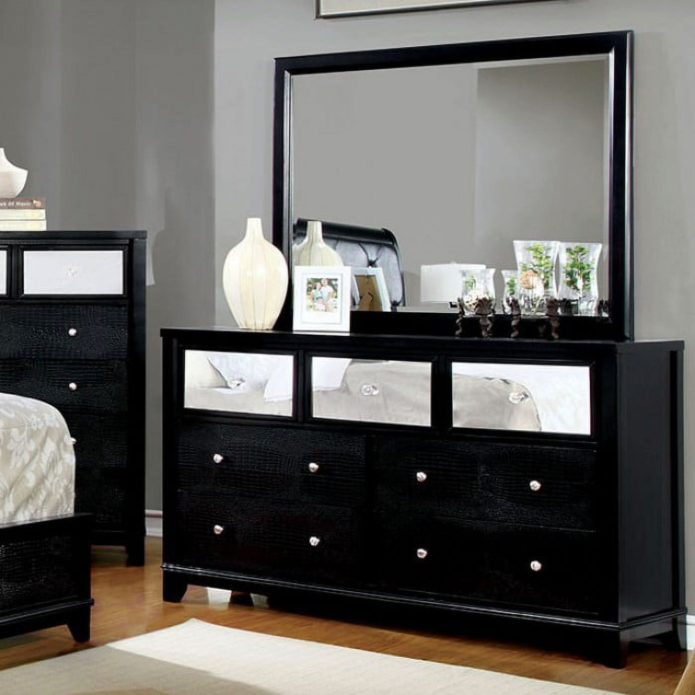 Spectacular And Striking Wooden Textured Dresser In Contemporary Style ...