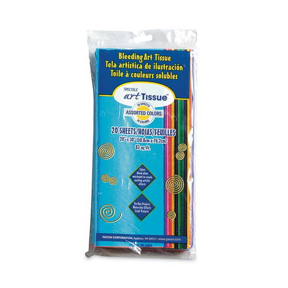 Spectra Art Tissue, 23 lb Tissue Weight, 20 x 30, Assorted, 20/Pack ...