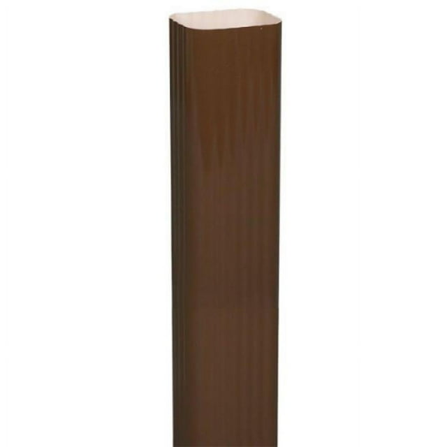 Spectra Gutter Systems 3EXTRTB 2 x 3 x 15 in. Aluminum Downspout ...