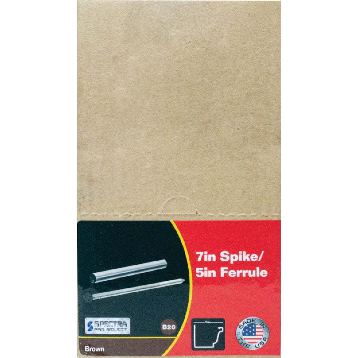 Spectra Metals 7 In. White Aluminum Gutter Spike (500-Pack) 7SPKWB ...