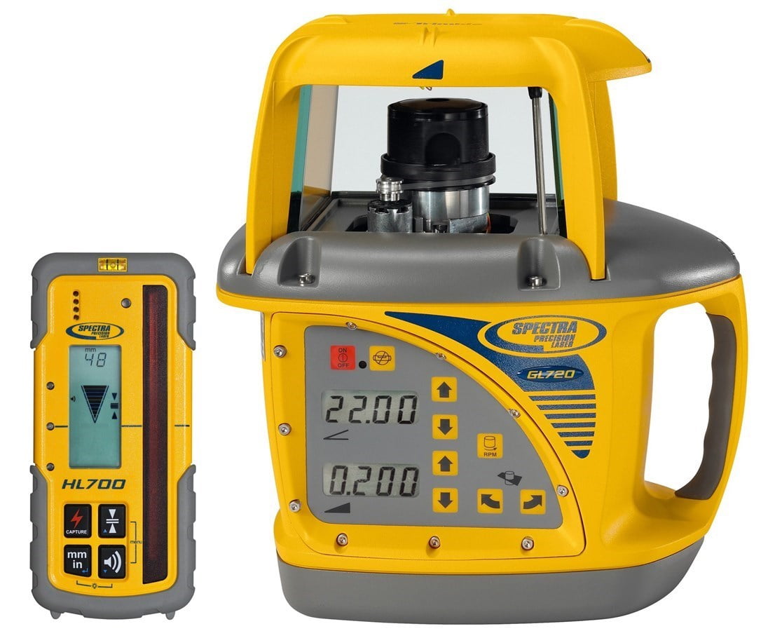 Spectra Precision GL720 Dual Slope Grade Laser - Walmart.com