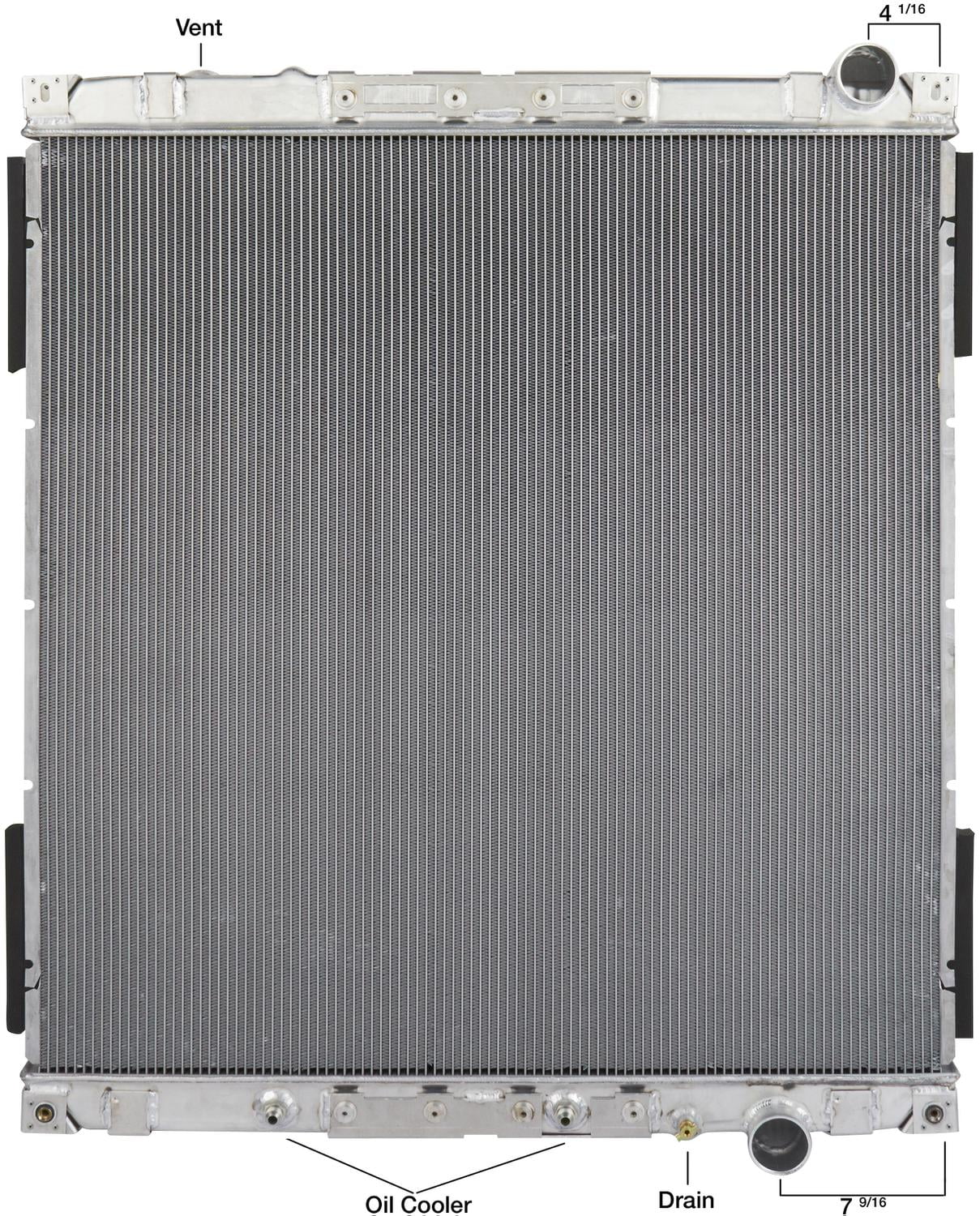 Spectra Premium 2001-1728 Aluminum Heavy Duty Radiator - Walmart.com