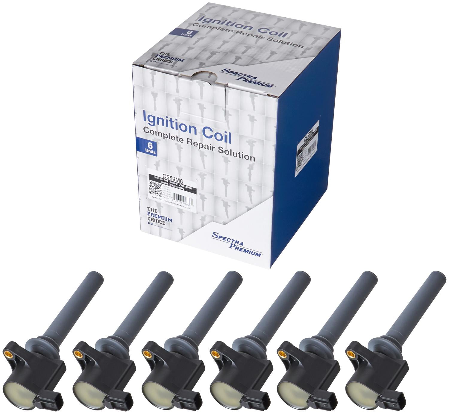 Spectra Premium C659M6 Ignition Coil Multipack Set Of 6 - Walmart.com