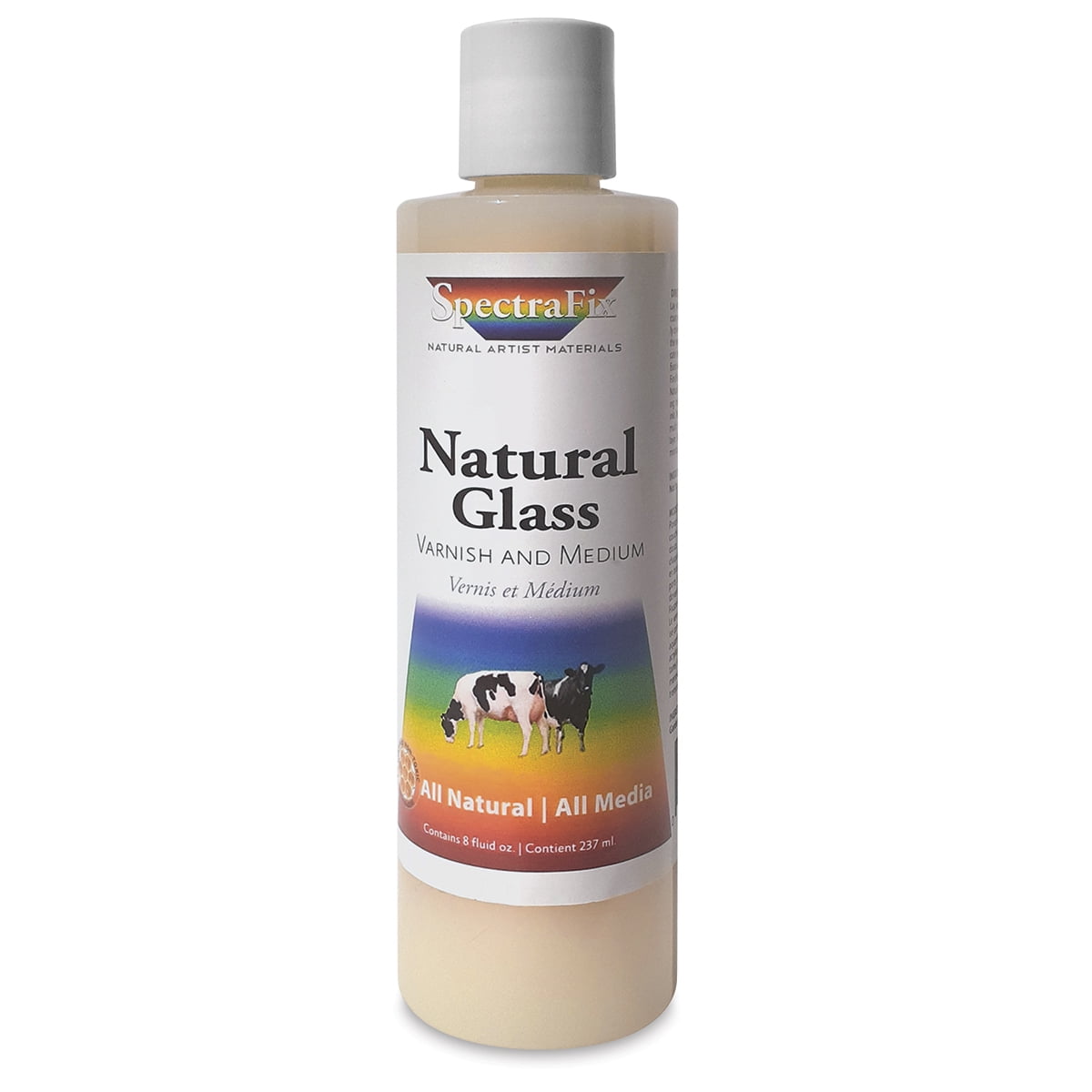 SpectraFix Natural Glass Varnish Painting Medium - 8 oz, Bottle ...