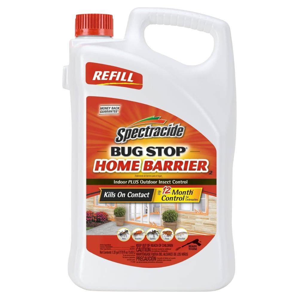 Spectracide 1-Gallon Bug Stop Home Barrier Insect Killer Refill ...