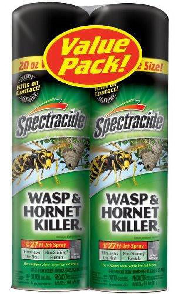 Spectracide 95865 Wasp And Hornet Killer Twin Pack - Walmart.com