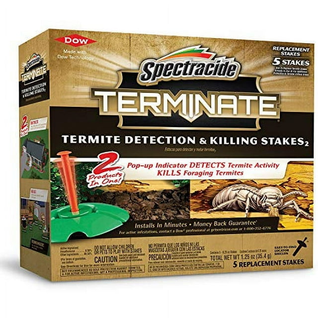 Spectracide 96115 Terminate Termite Detection and Killing Stakes 5 ...
