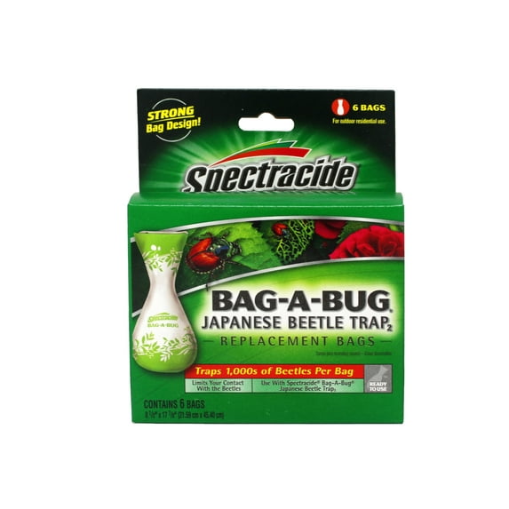 Spectracide Bag-A-Bug Japanese Beetle Trap Replacement Bags 6 ct ...