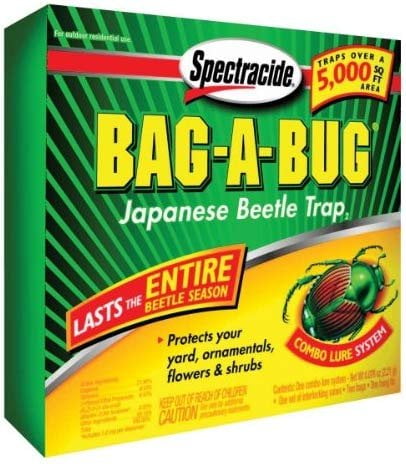 Spectracide Bag-A-Bug Japanese Beetle Trap - Outdoor Dual Lure System ...