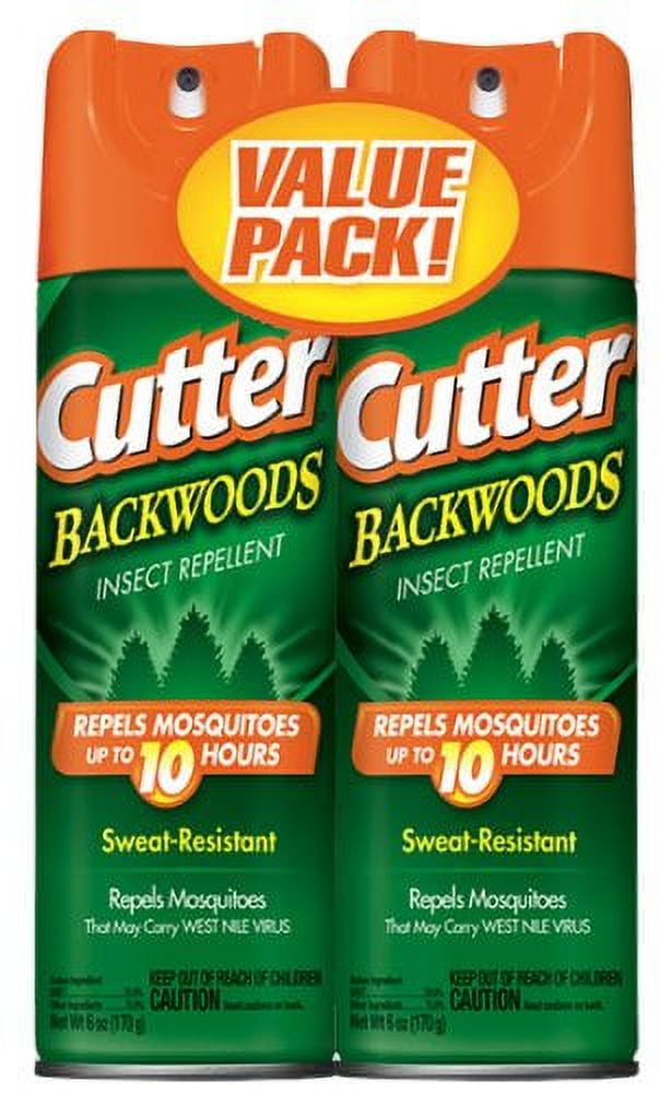 Spectracide Cutter Backwoods Mosquito Defense Spray, Insect Repellent ...