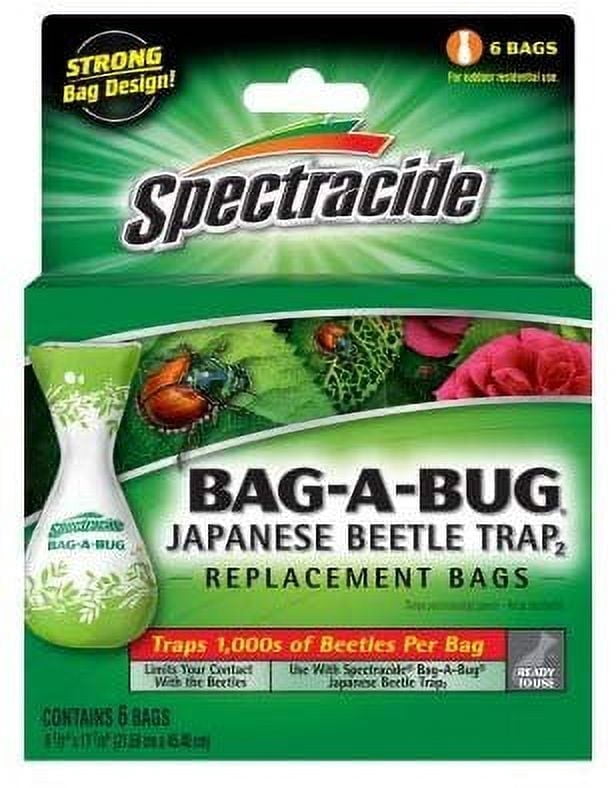 Spectracide Outdoor Beetle Bait Trap, 6 Disposable Bags, HG-56903 ...