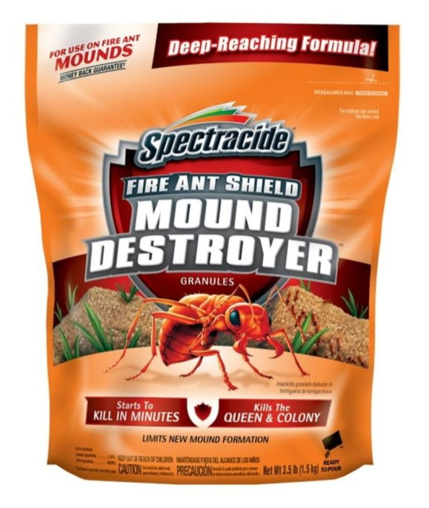 Spectracide HG-96470 Fire Ant Shield Mound Destroyer Granules, 3.5 lb ...