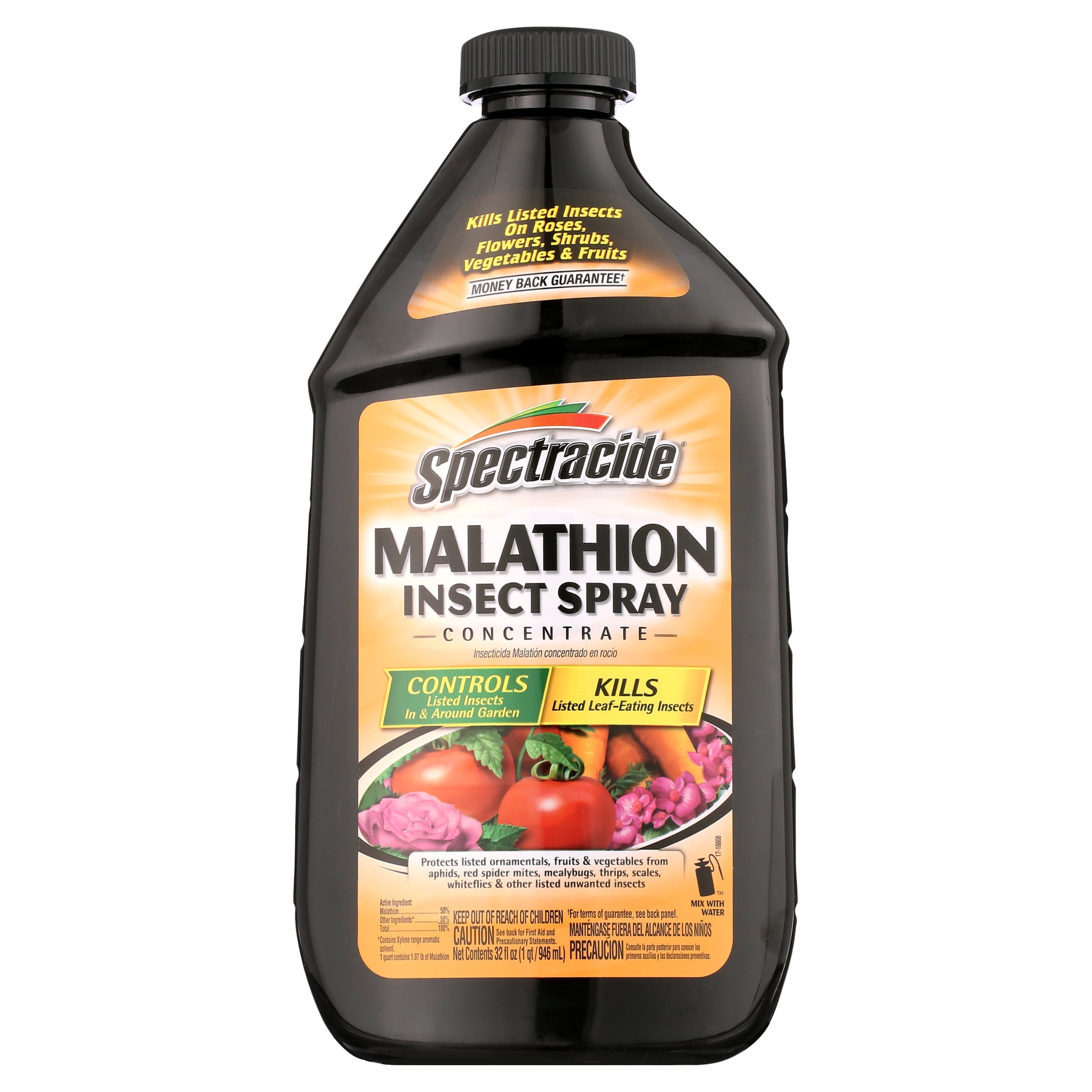 Spectracide Malathion Insect Spray Concentrate, 32 Ounces: Outdoor ...