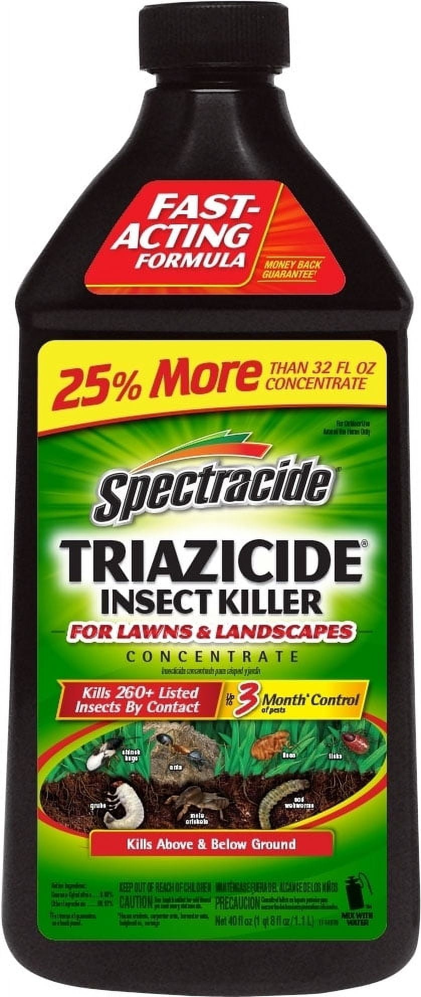 Spectracide Triazicide Insect Killer for Lawns & Landscapes Concentrate ...