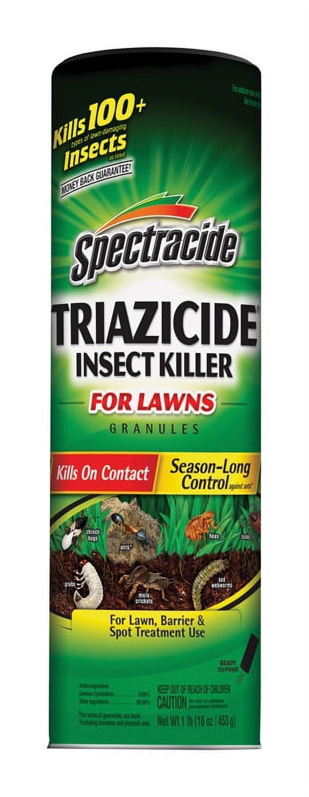 Spectracide Triazicide Insect Killer Granules for Lawns, 1 Pound ...