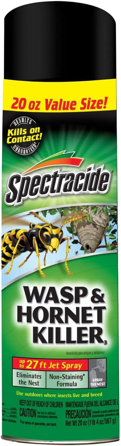 Spectracide Wasp & Hornet Killer Spray, Kills Wasps, Hornets and Yellow ...