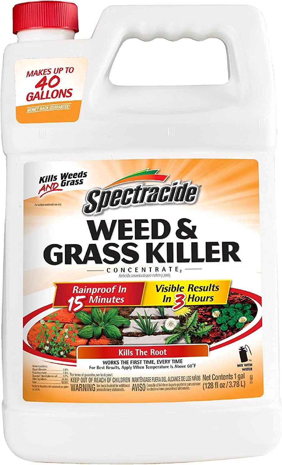 Spectracide Weed And Grass Killer Concentrate 1 Gallon, Use On Patios ...