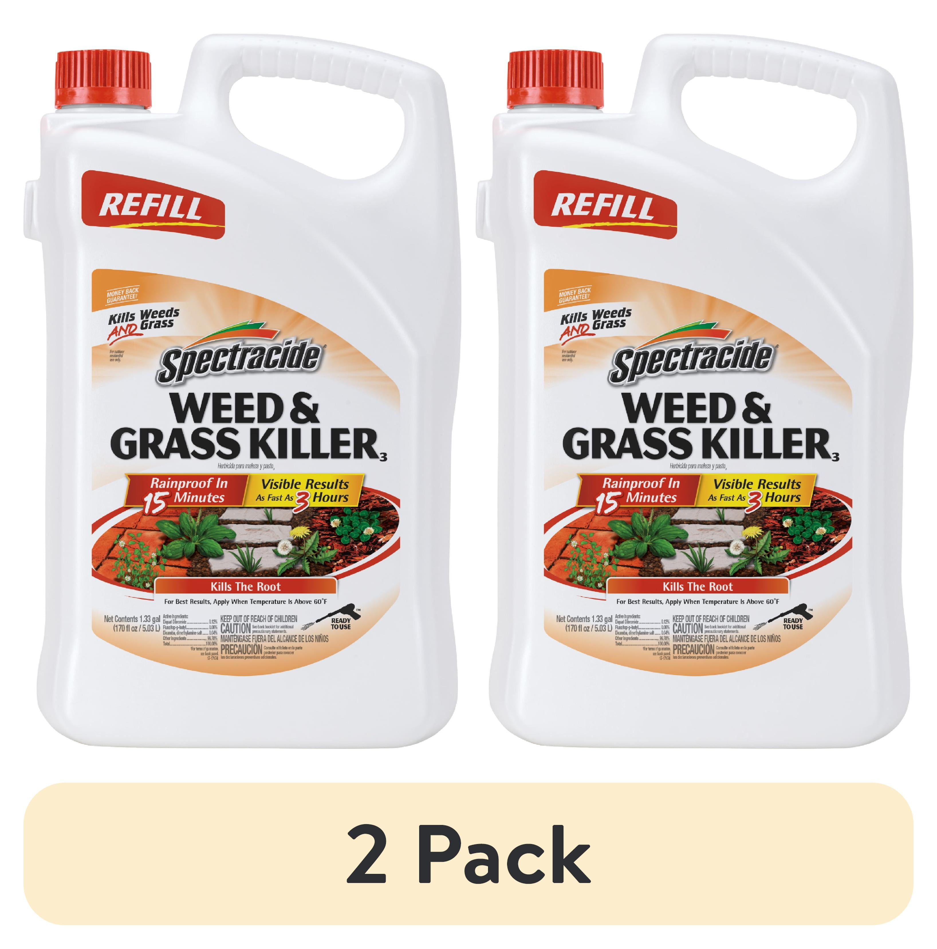 (2 pack) Spectracide Weed & Grass Killer Refill, for Driveways ...