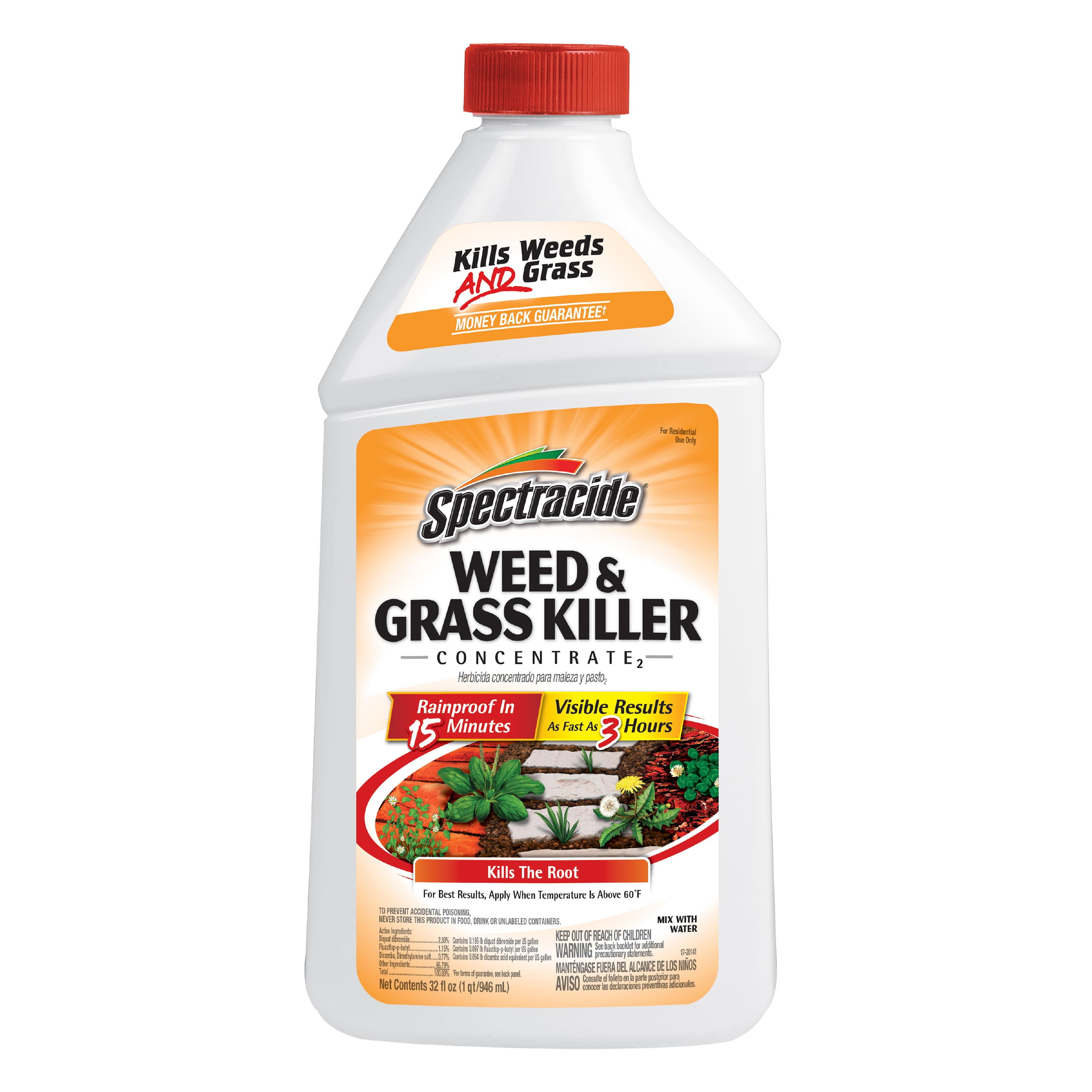 Spectracide Weed & Grass Killer Concentrate, Use on Patios, Walkways ...