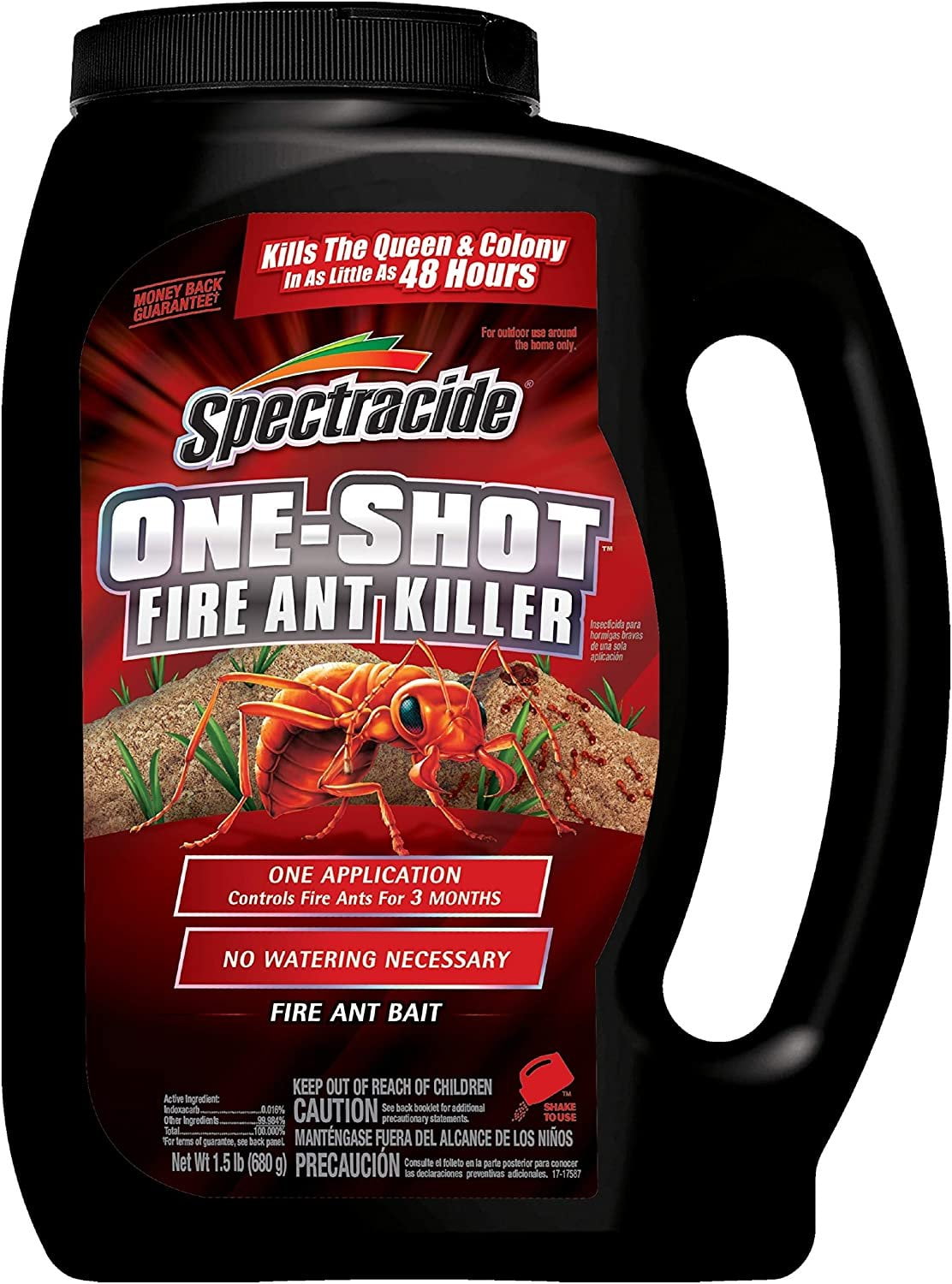 SpectracideOne Shot Fire Ant Killer, Fire Ant Bait, Controls Fire Ants ...