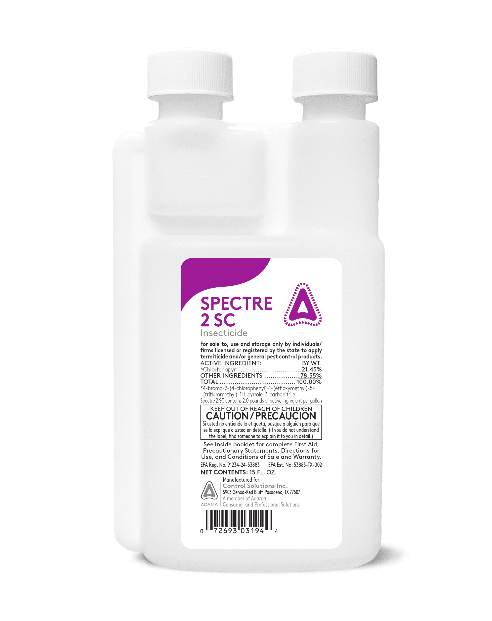 Spectre 2 SC Insecticide - Odorless, Non-Repellent - 15 fl oz Bottle by ...