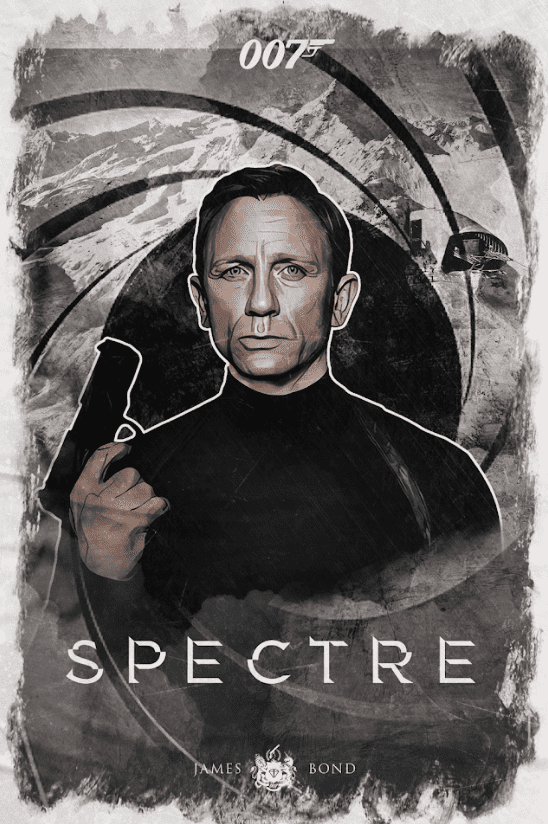 Spectre 2015 Movie Poster 24x36 - Daniel Craig James Bond Action ...