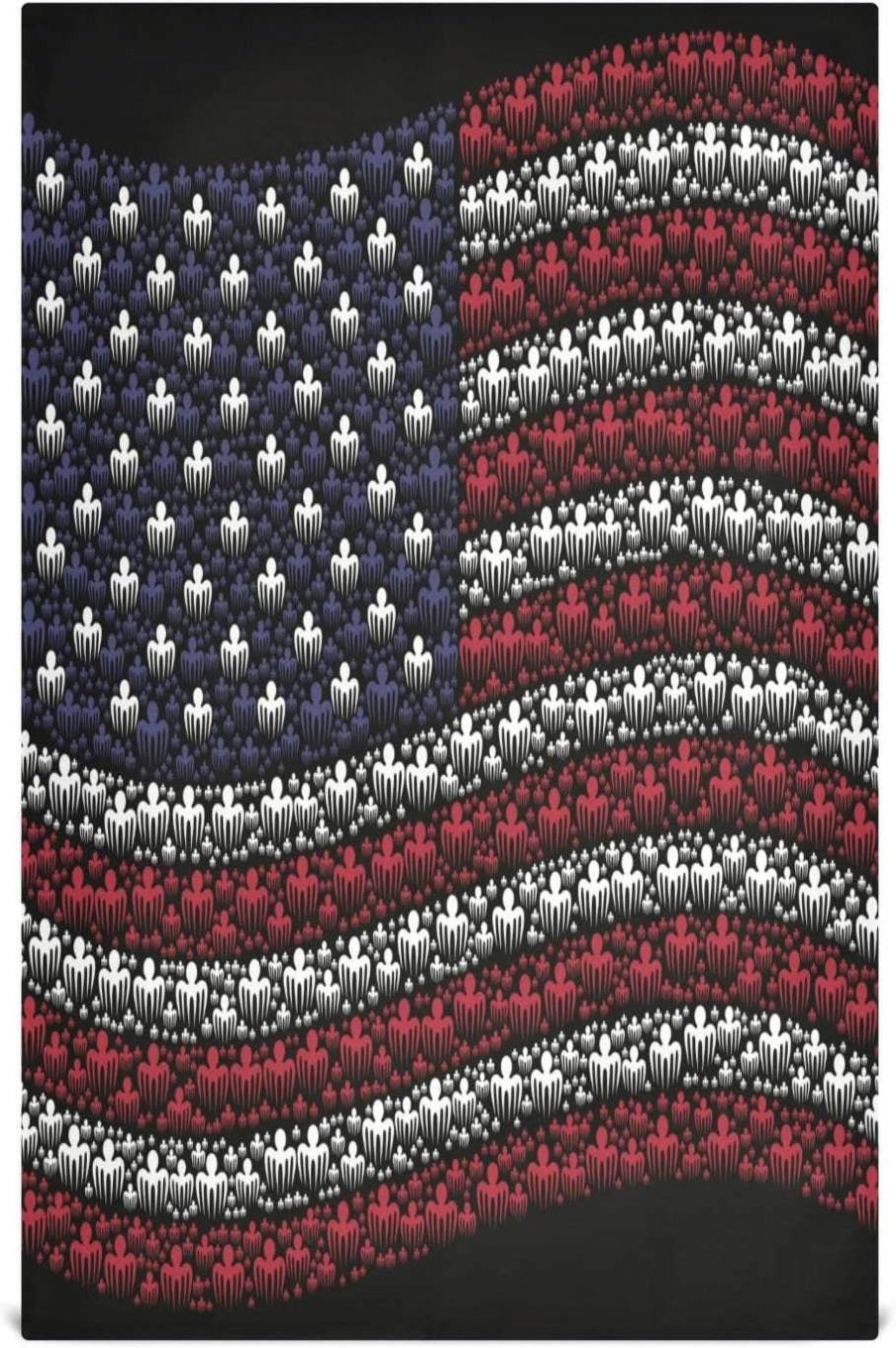 Spectre Octopus Pictograms are Combined Into Waving American Flag ...